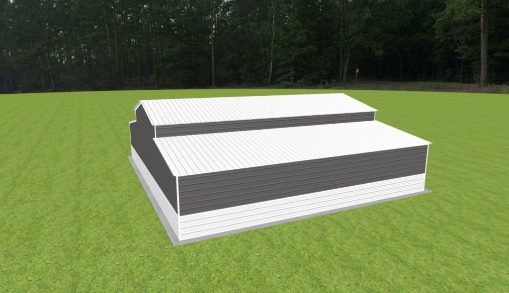Raised Center Barns 20 x 40 x 12 - Ascential Metal Buildings
