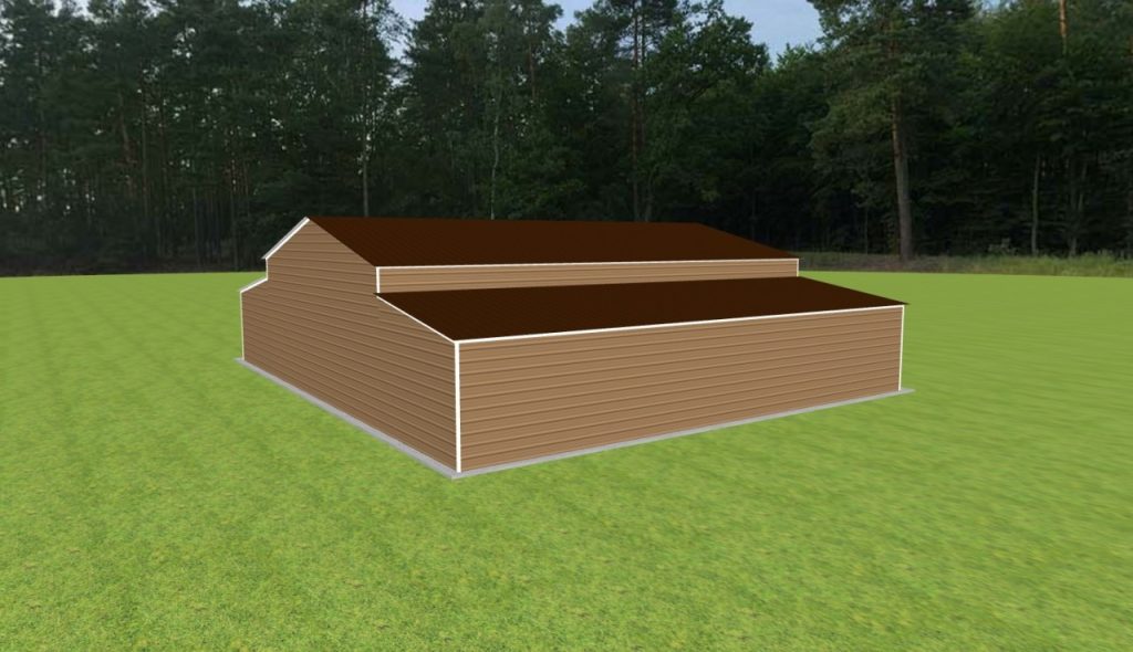 Raised Center Barns 30 x 45 x 12 - Ascential Metal Buildings